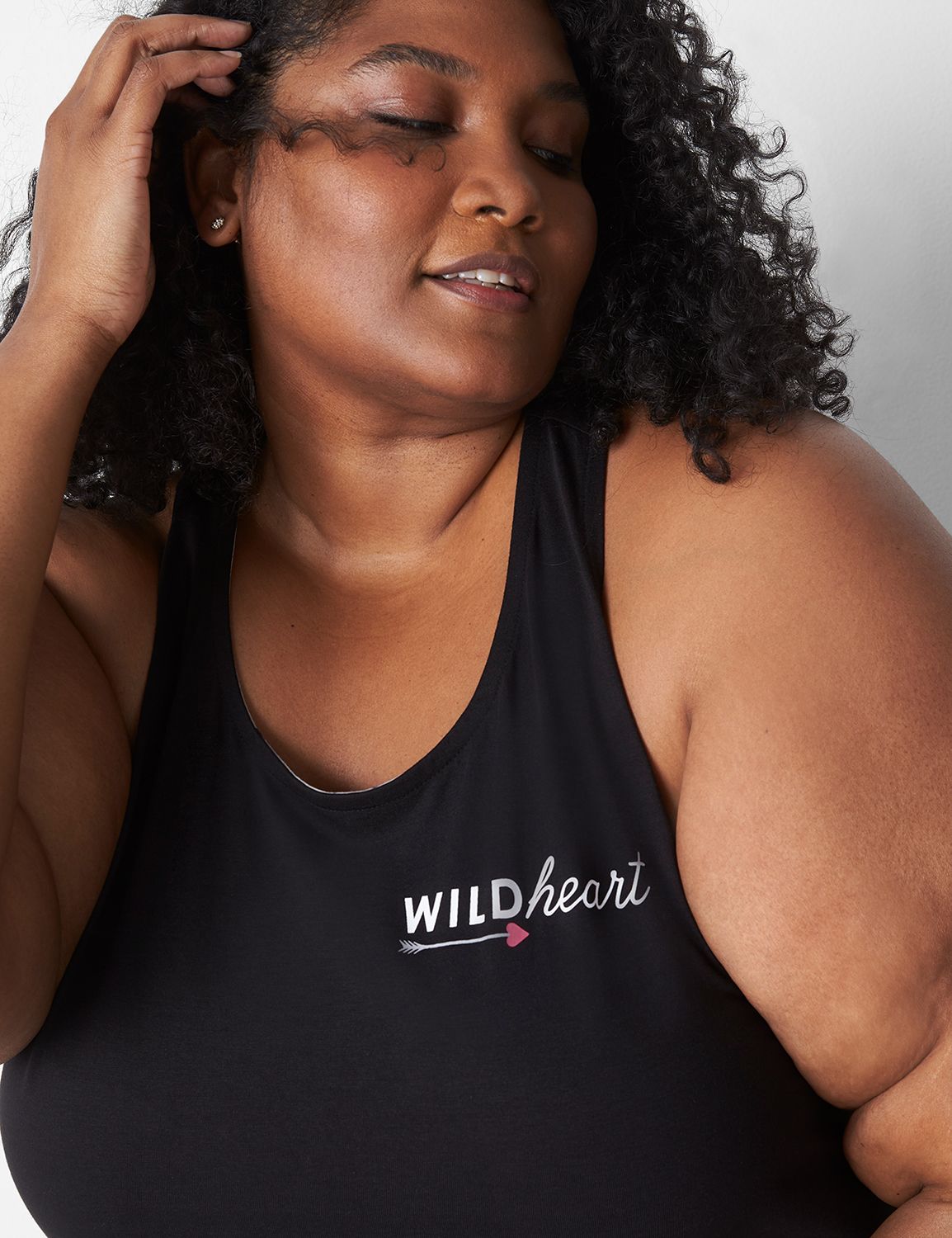 Racerback Tunic Legging PJ Set 1124 | LaneBryant