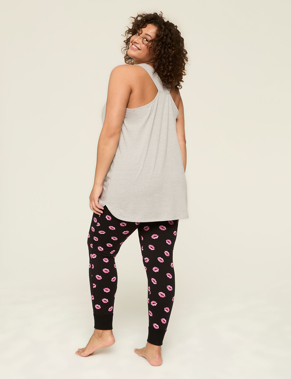 Racerback Tunic Legging PJ Set 1124 | LaneBryant