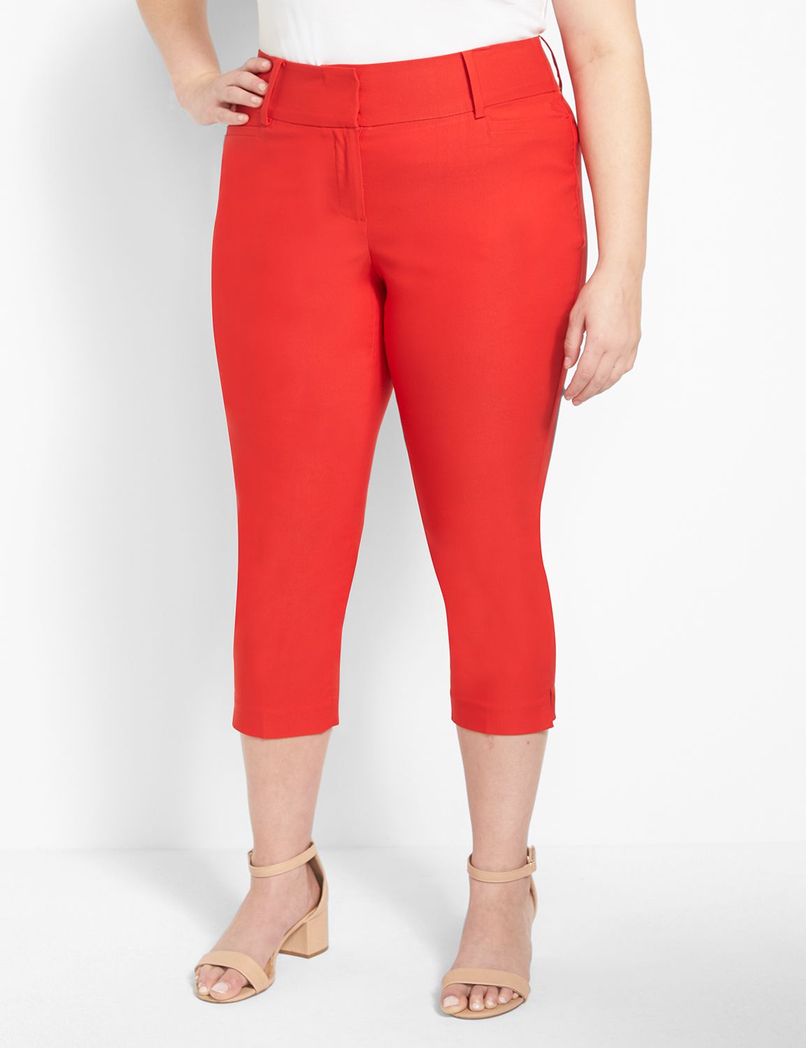 Signature Fit Slim Capri 4-Season Pant | LaneBryant
