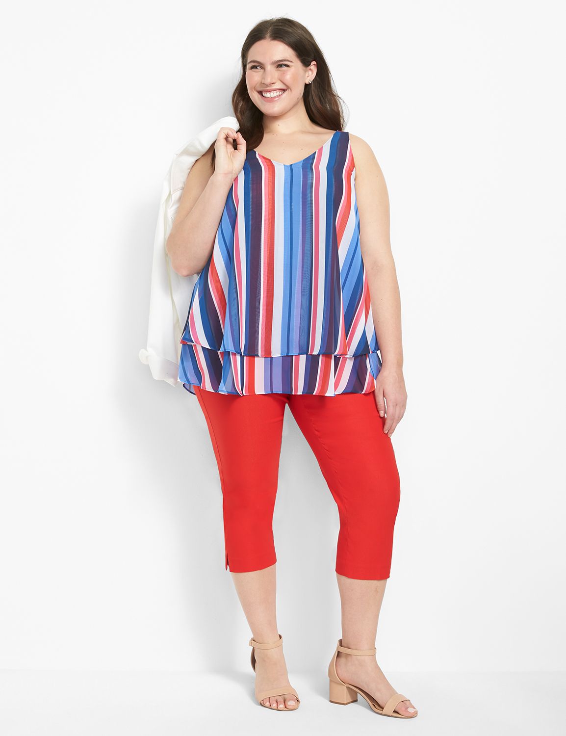Signature Fit Slim Capri 4-Season Pant | LaneBryant