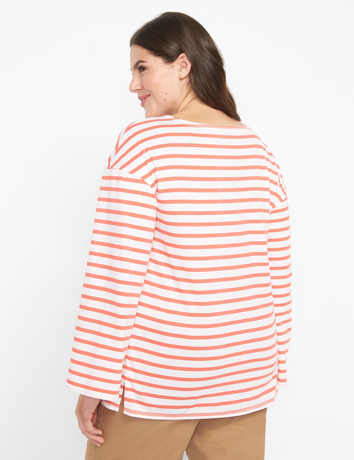 Long-Sleeve Boat-Neck Sailor Tee
