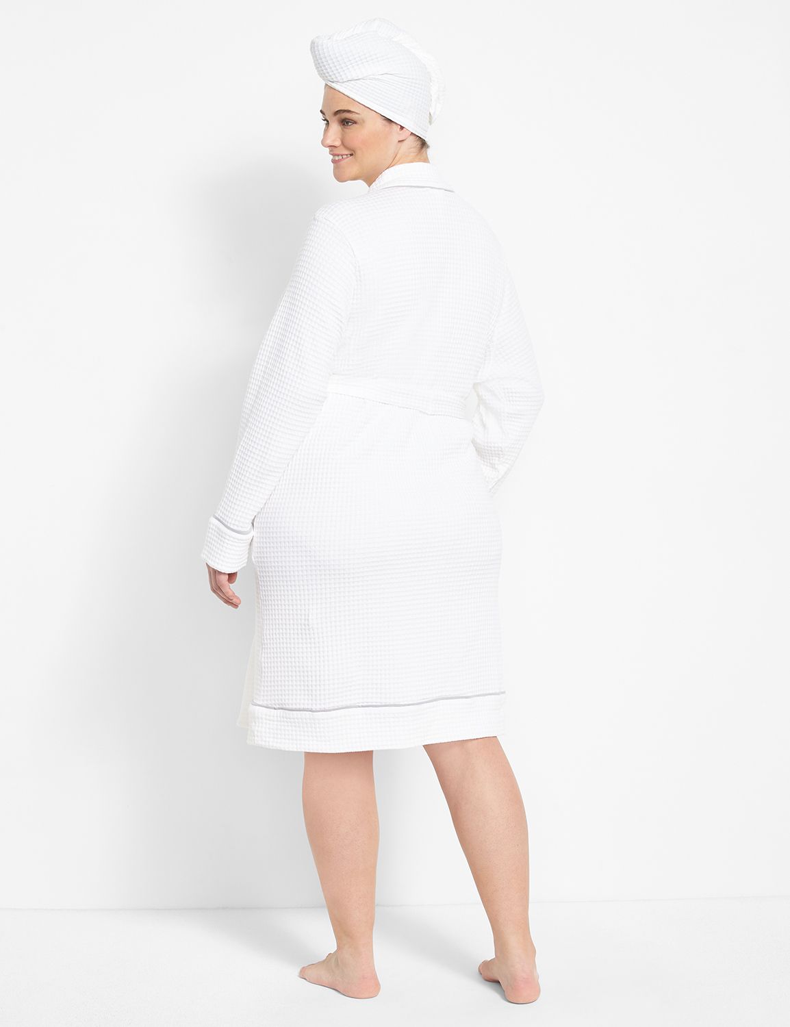 Spa Waffle Midi Robe
