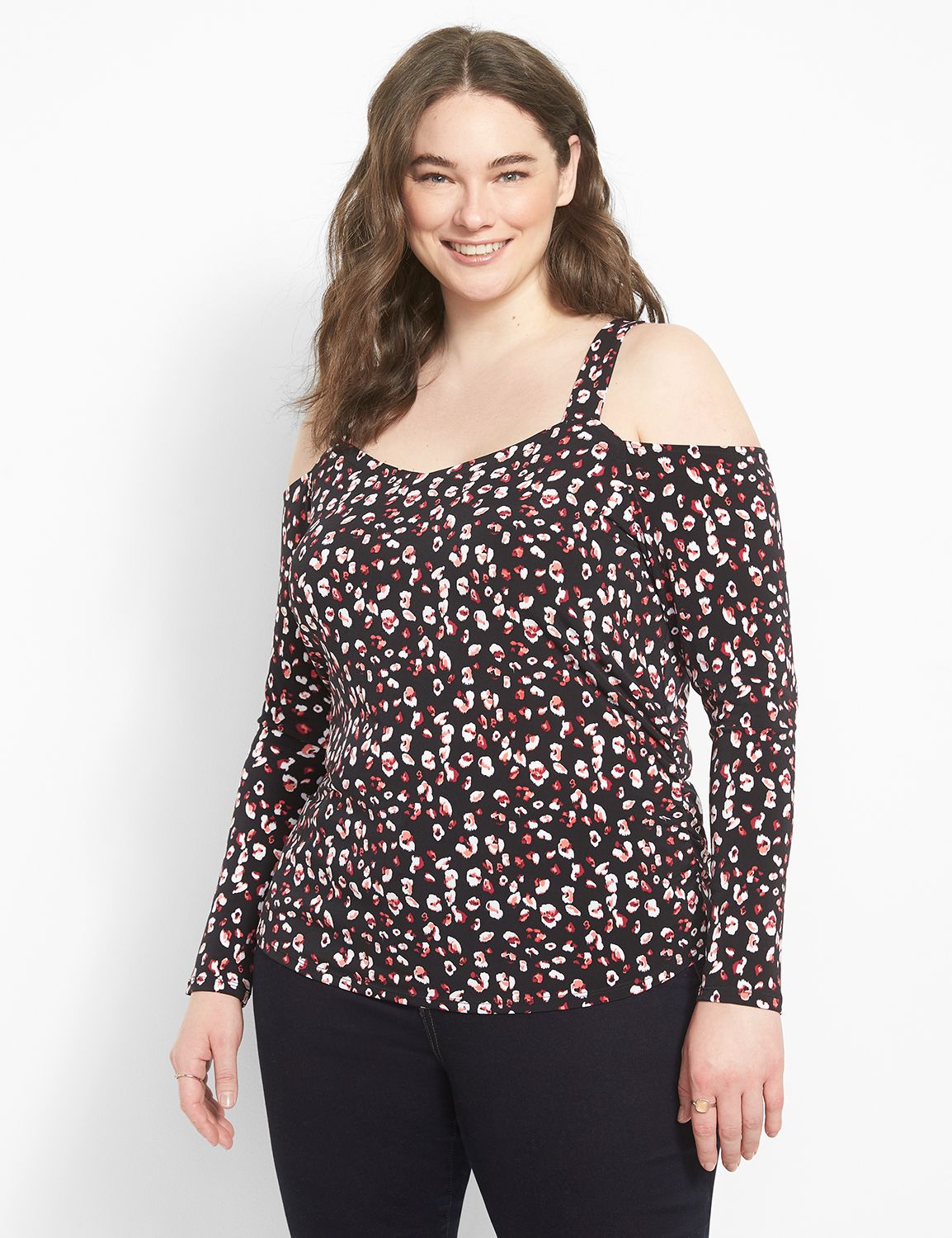 Long Sleeve Could Shoulder Cutout S