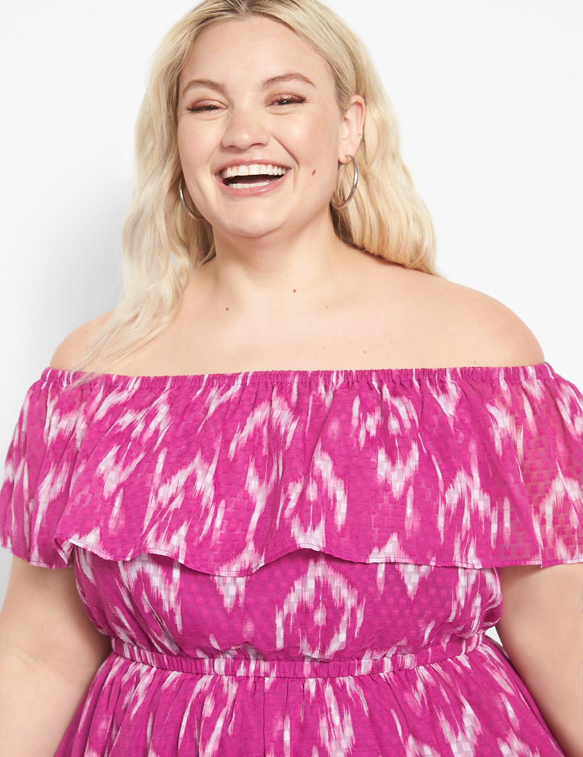 Convertible Off-The-Shoulder Side-Slit Midi Dress