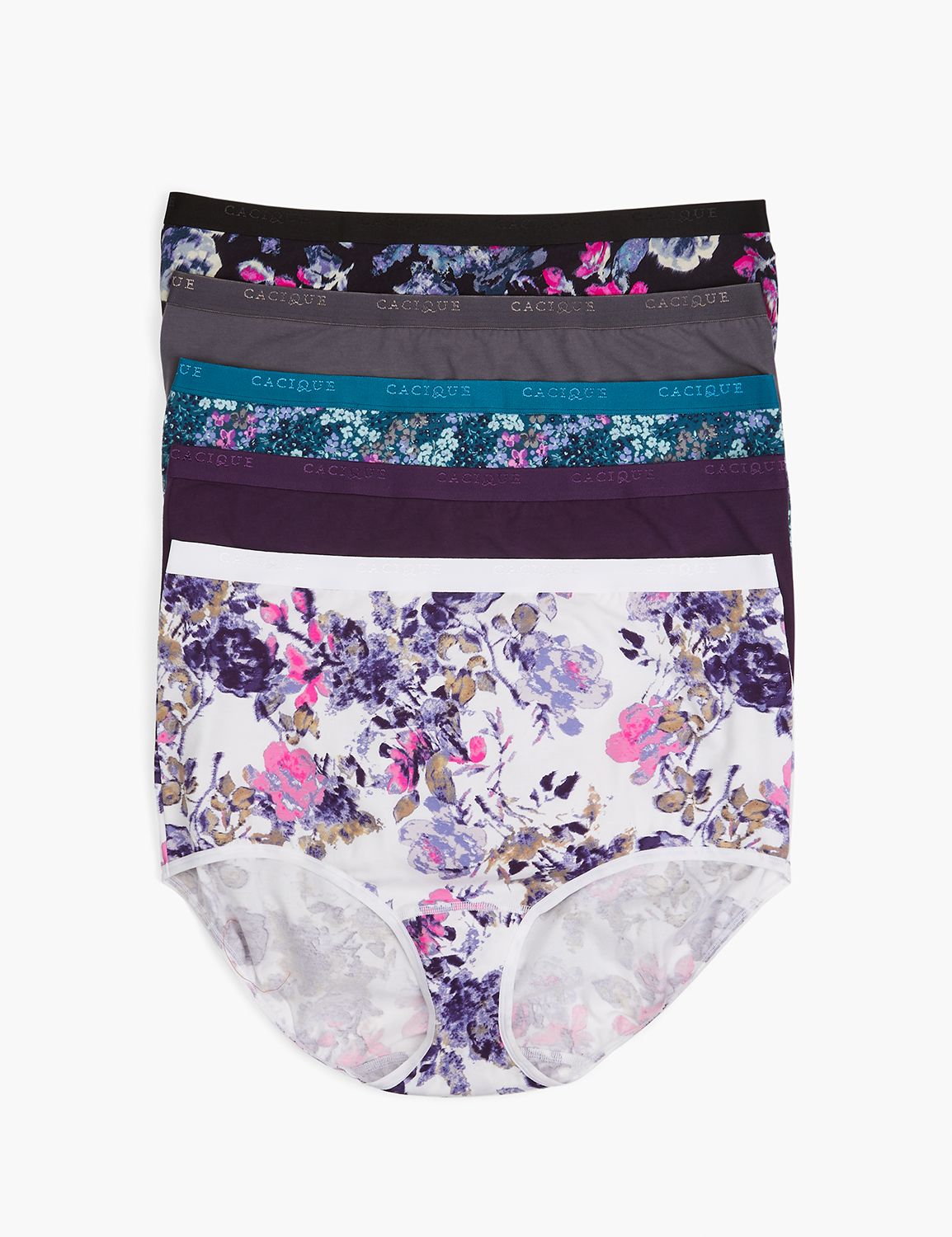 PANTY PACK Cotton High Waist Briefs | LaneBryant