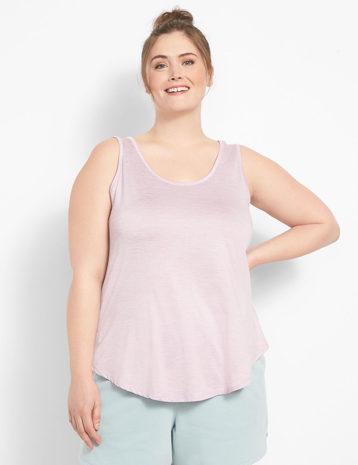 Sleeveless Scoop Neckline Back Deta | LaneBryant