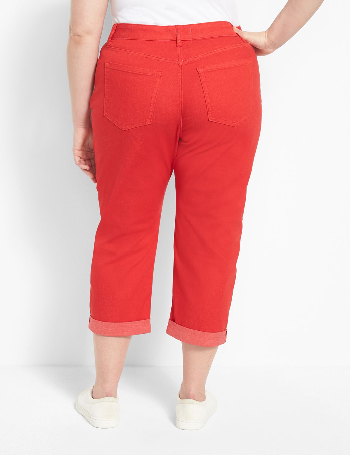 Signature Fit Boyfriend Capri Jean