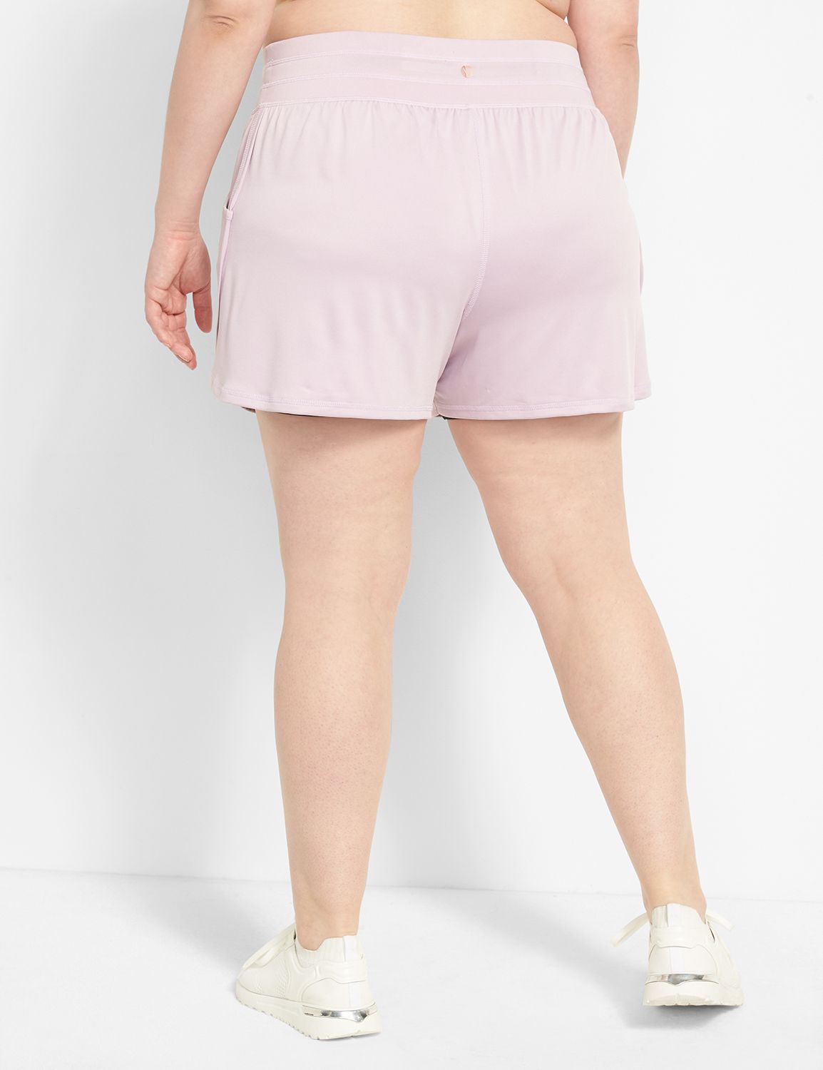 LIVI 2-Layer Knit Short With Wicking | LaneBryant