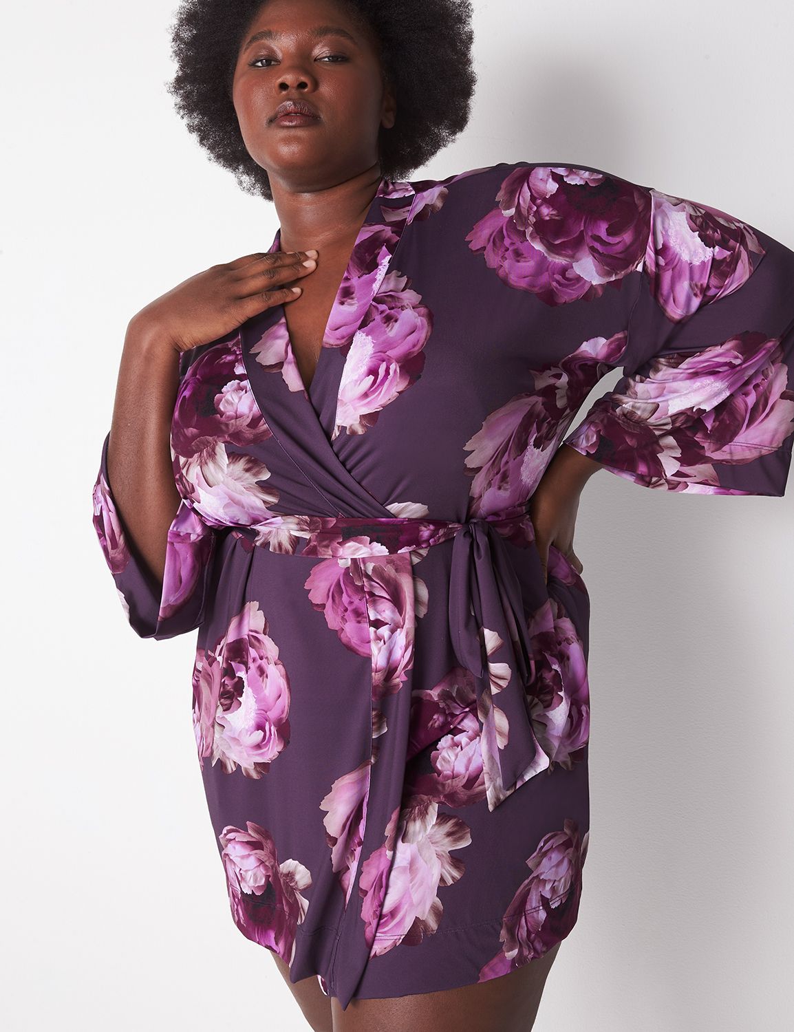 Tropical Micro robe 1126235 | LaneBryant