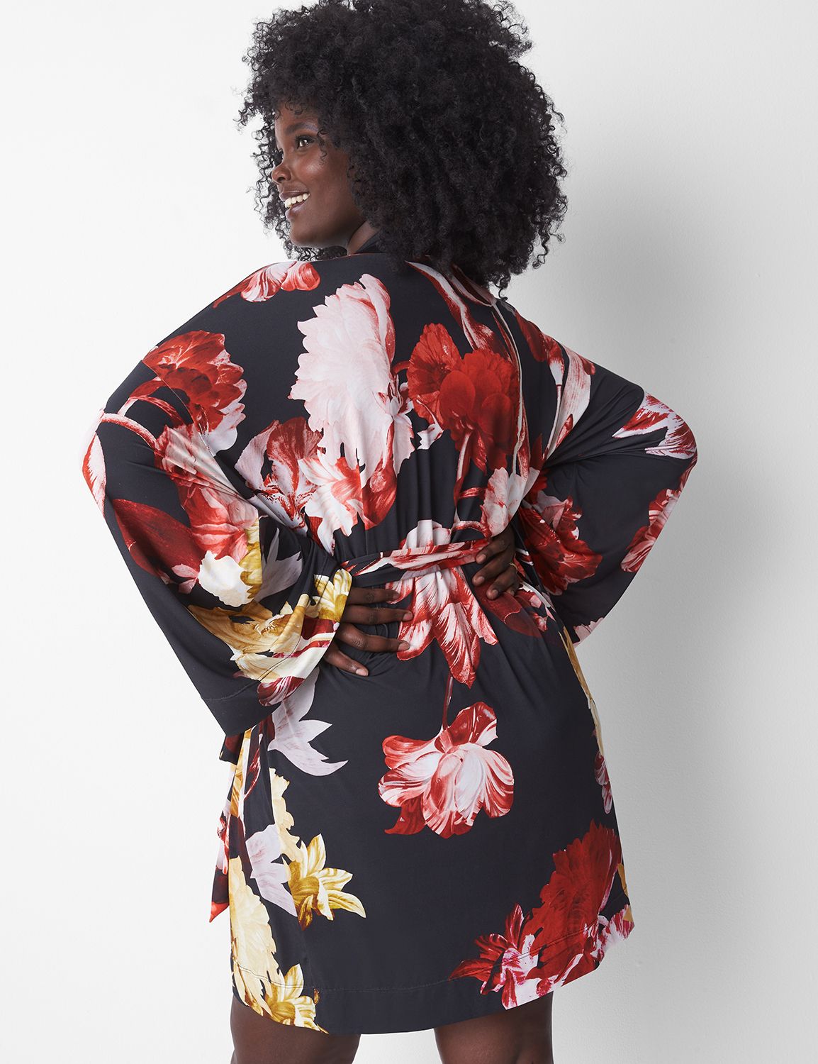 Tropical Micro robe 1126235 | LaneBryant