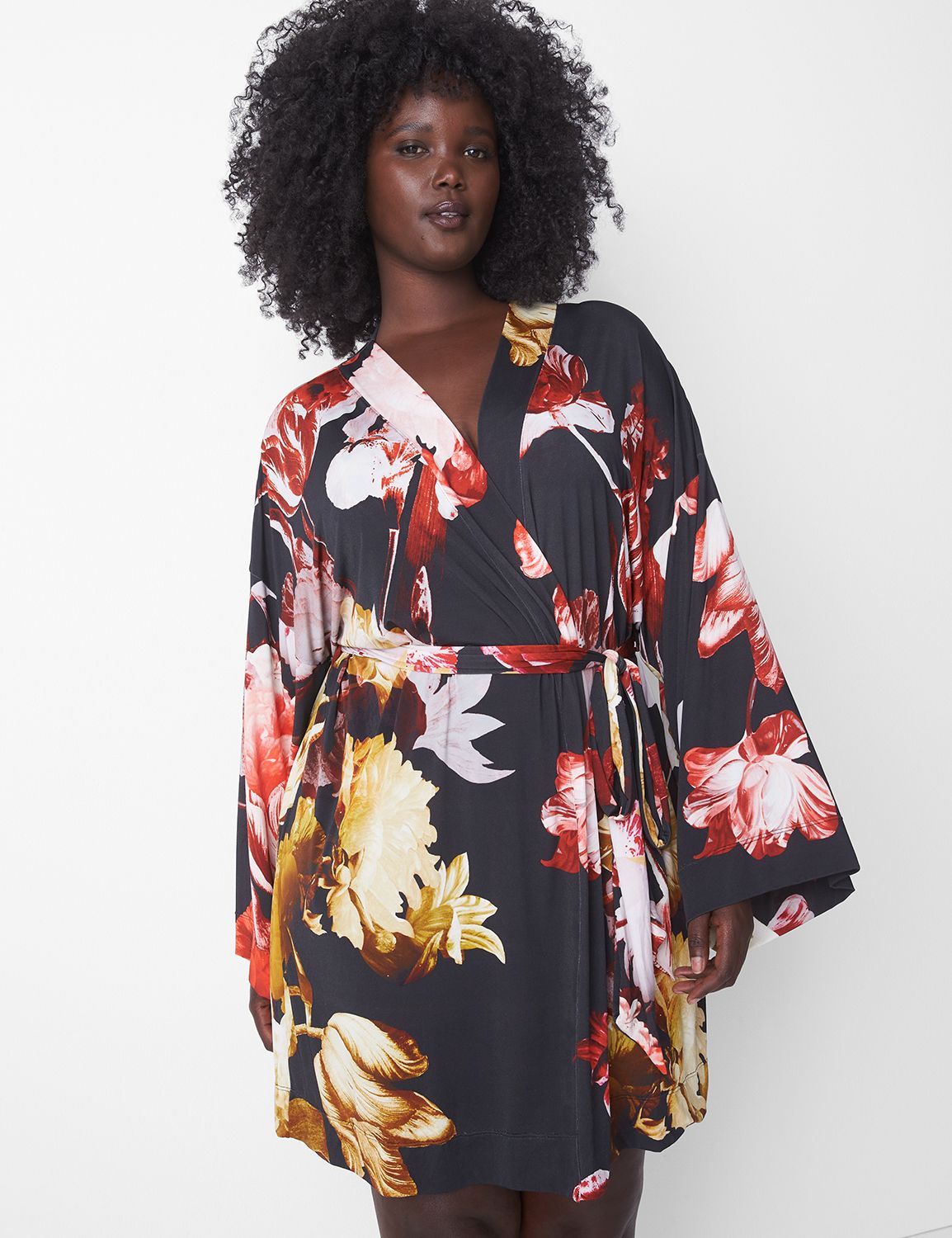 Tropical Micro robe 1126235 | LaneBryant