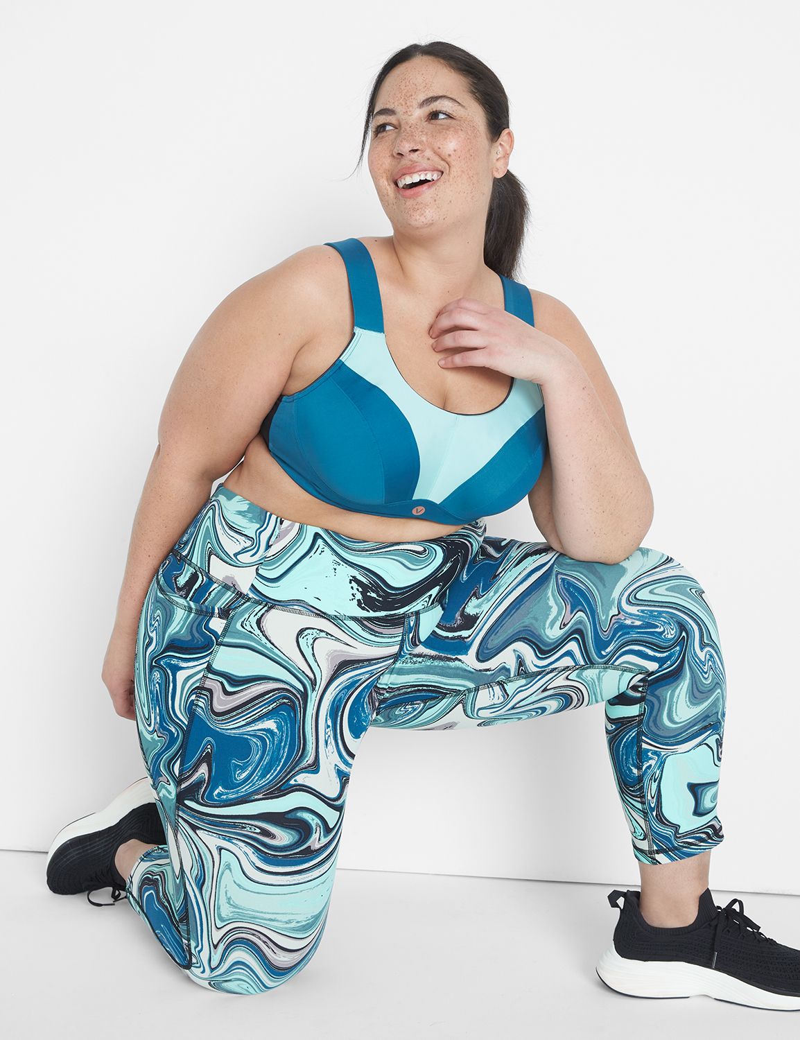 Color block Max Support Sport Bra 1 | LaneBryant