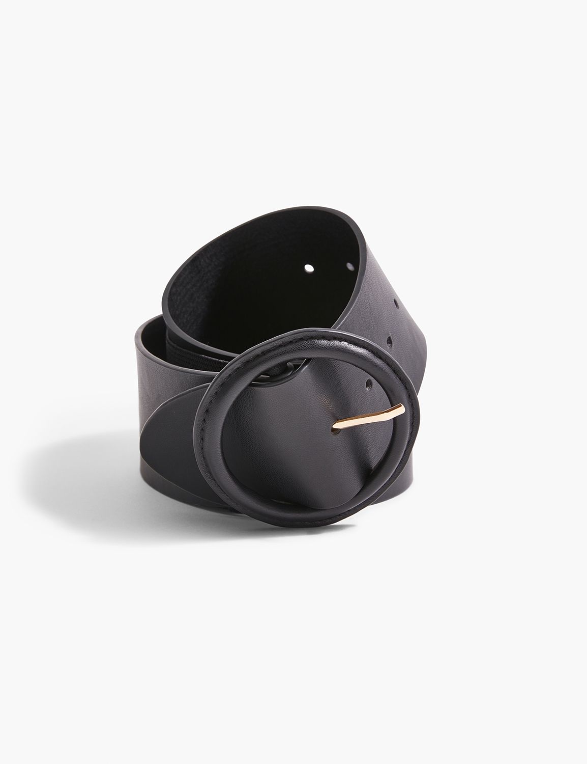 Black Circle Buckle Belt