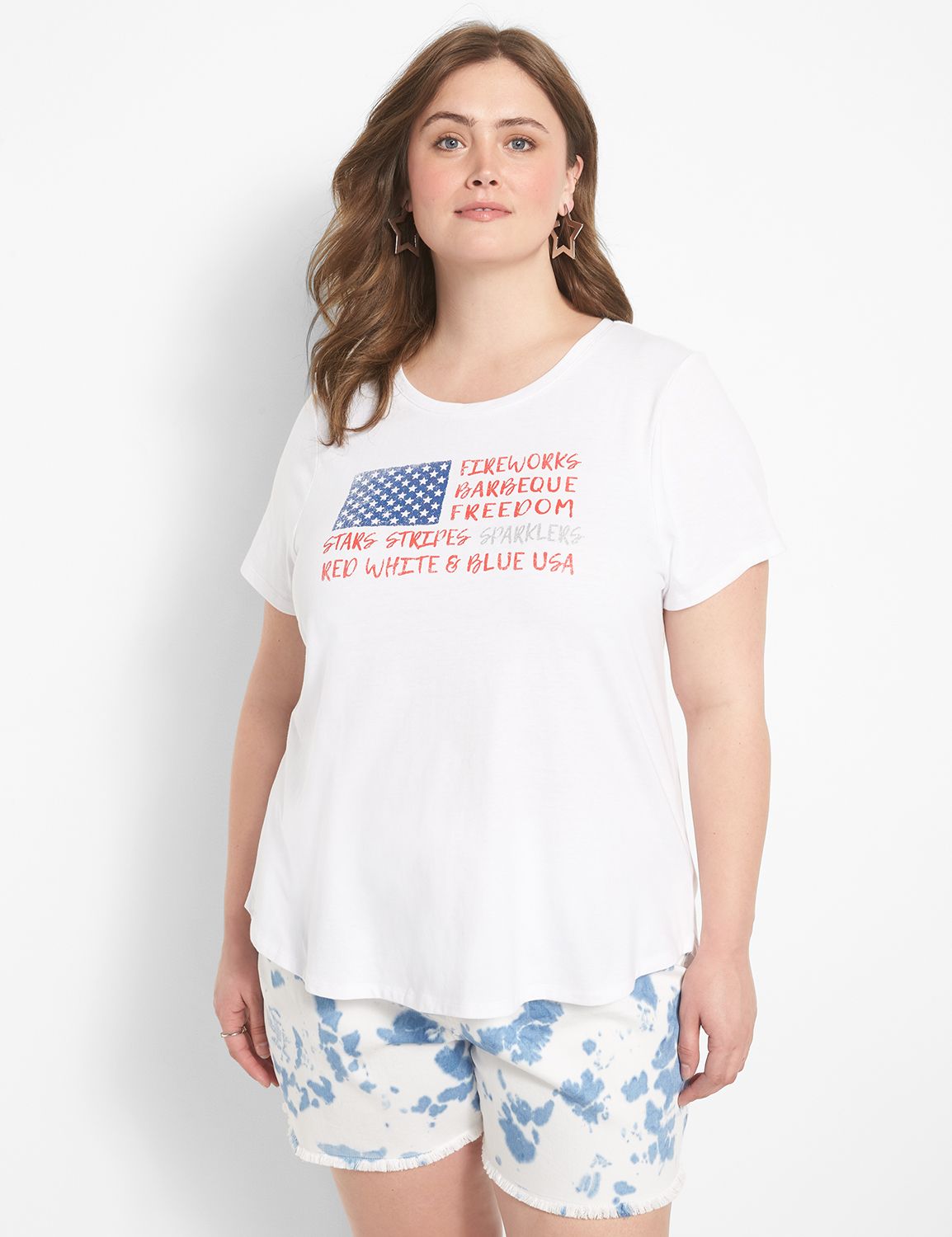 Classic Fireworks Barbeque Freedom Graphic Tee