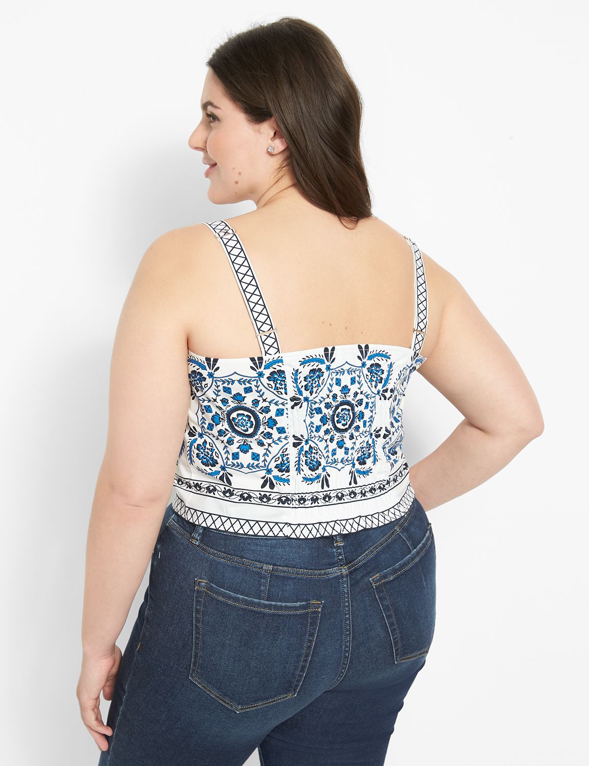 Sleeveless Bodice Crop Top 1126472