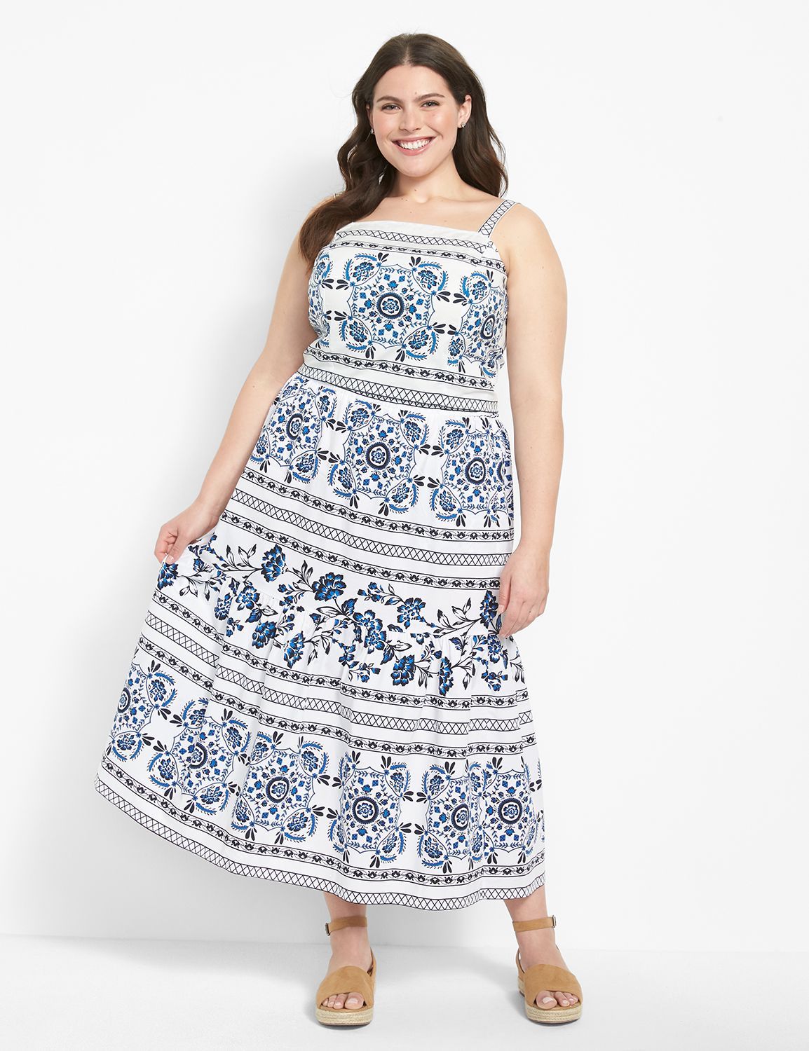 Sleeveless Bodice Crop Top 1126472