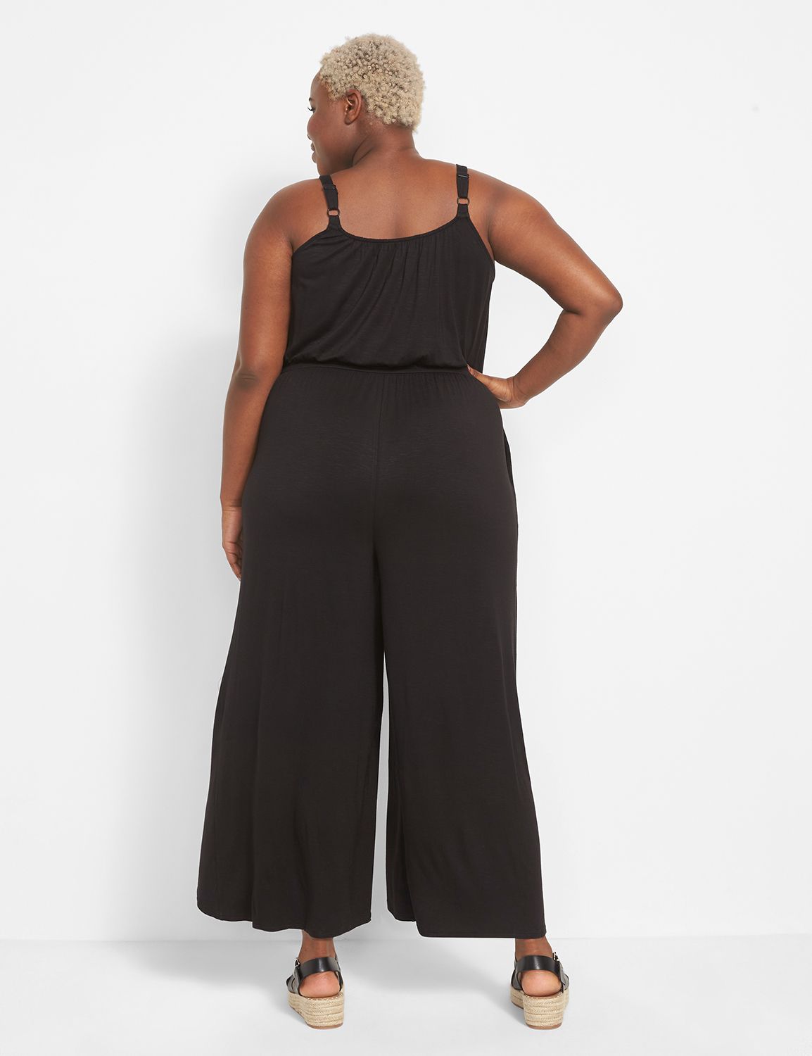 Sleeveless Split-Leg Jumpsuit