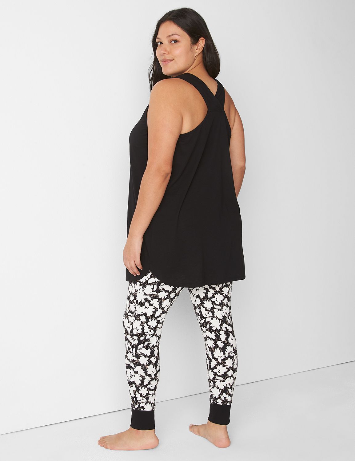 Racerback Tunic & Legging PJ Set | LaneBryant