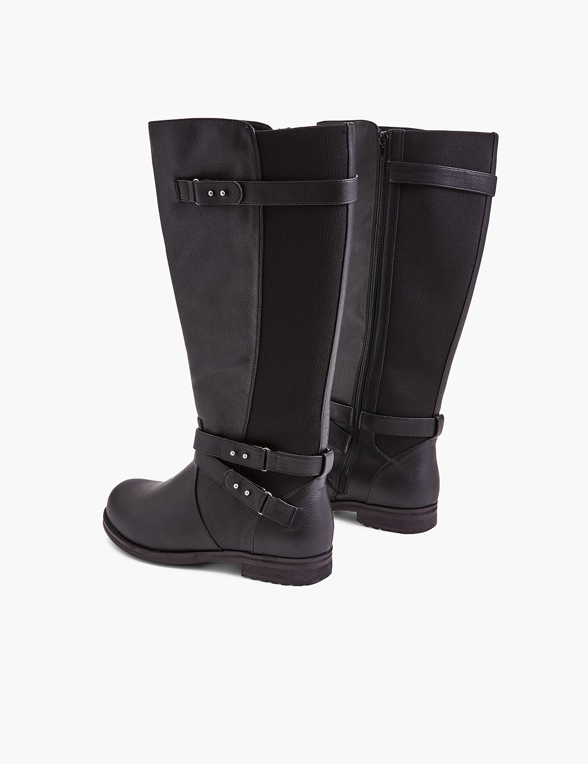 Riding Casual Buckle Tall Boot | LaneBryant