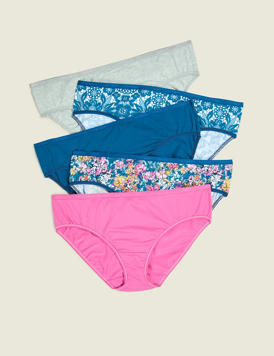 PANTY PACK Cotton Hipsters Tailored | LaneBryant