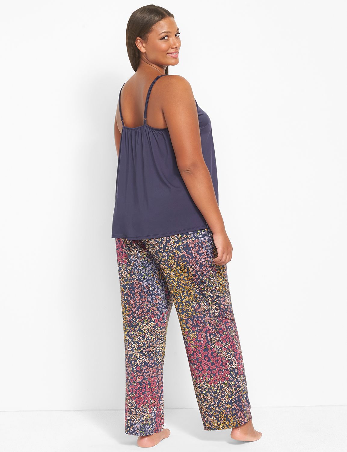 DreamyCool Cami and Block Pant PJ S | LaneBryant