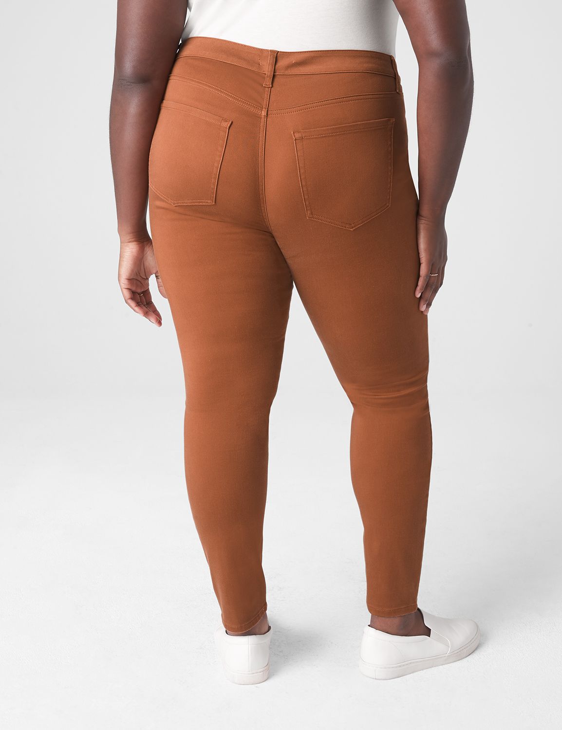 5 Pocket Signature Fit Sateen Skinn | LaneBryant