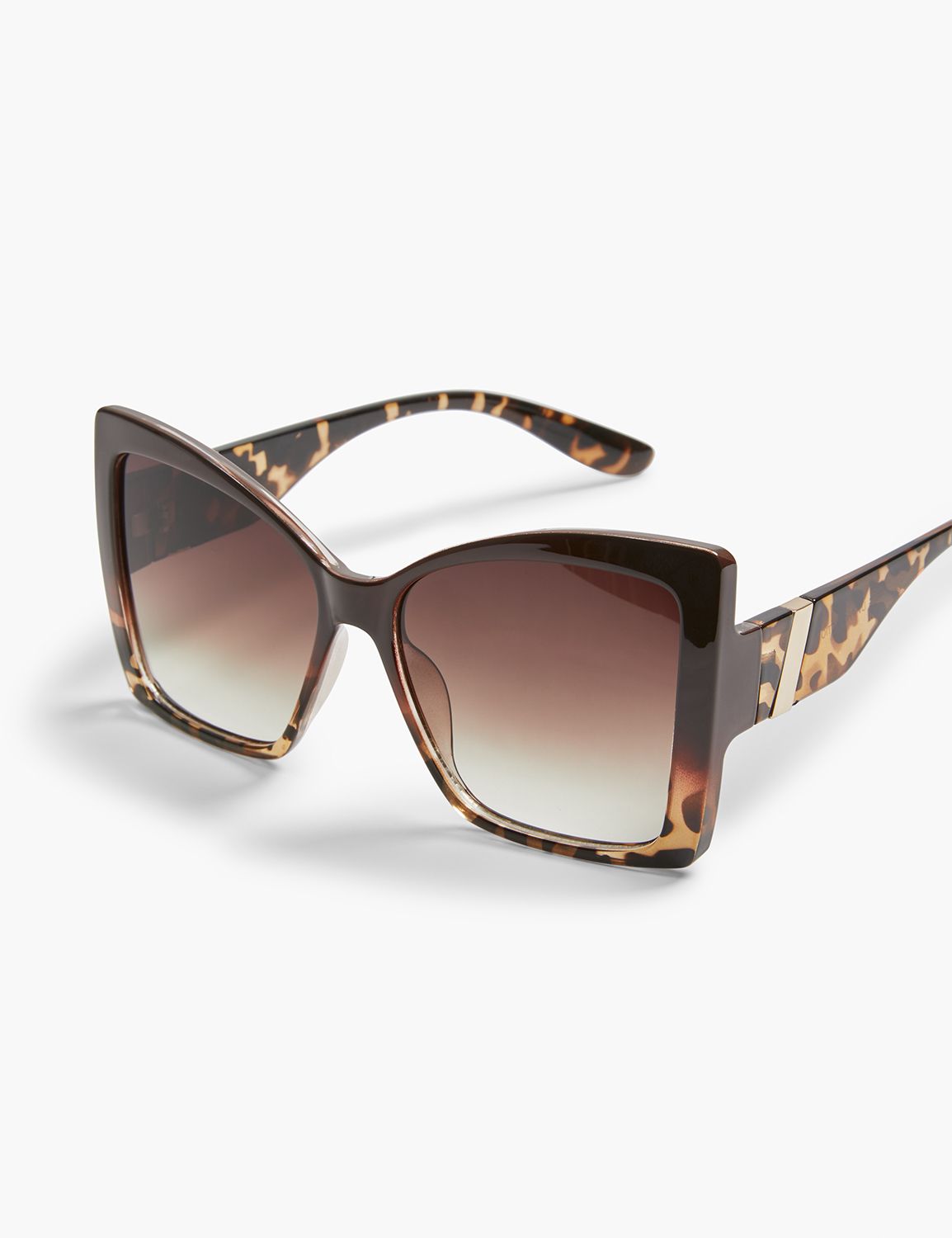 Gradient Tort Butterfly Sunglasses | LaneBryant