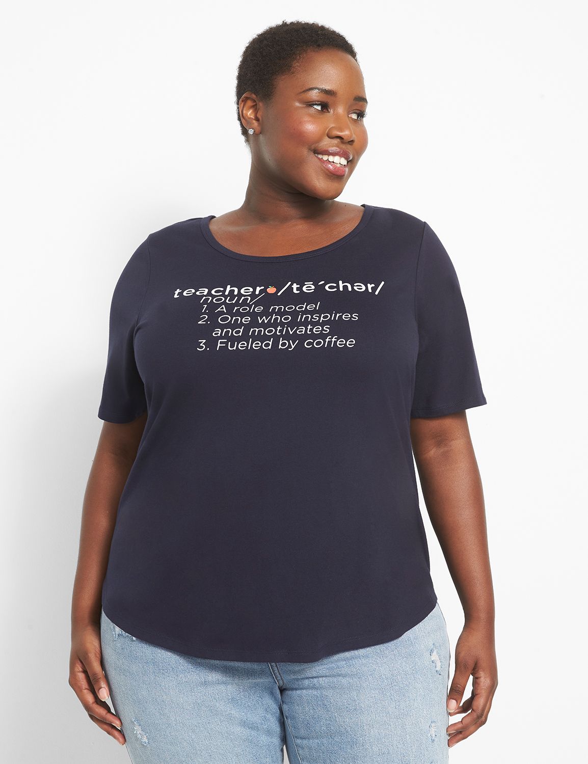 Perfect Sleeve Open Crew Neck Curve