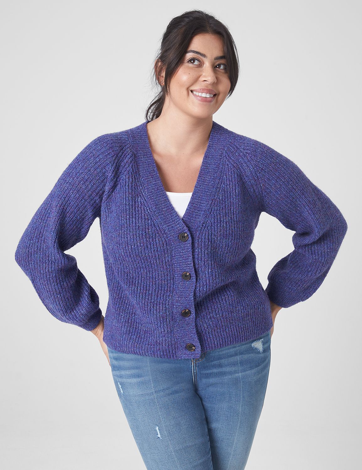 Long Sleeve Tie Front Cardigan 1127