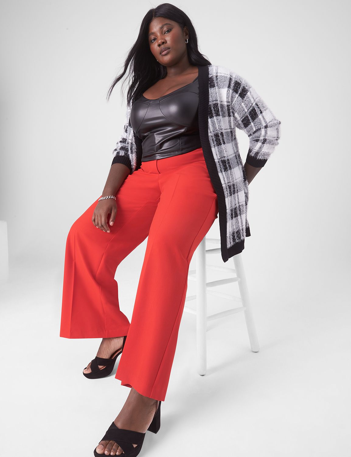 Signature Fit High-Rise Perfect Drape Wide Leg Pant