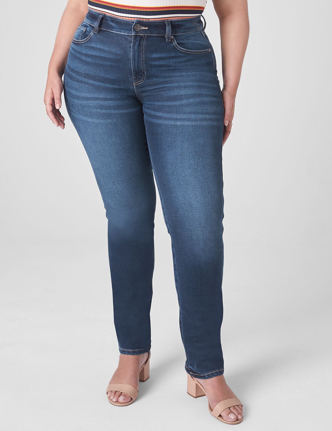 CURVY HIGH RISE STRAIGHT -BODY ICON | LaneBryant