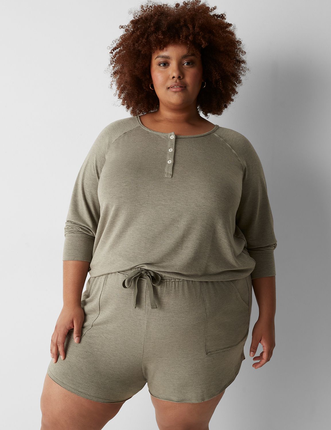 French Terry Sleep Short | LaneBryant