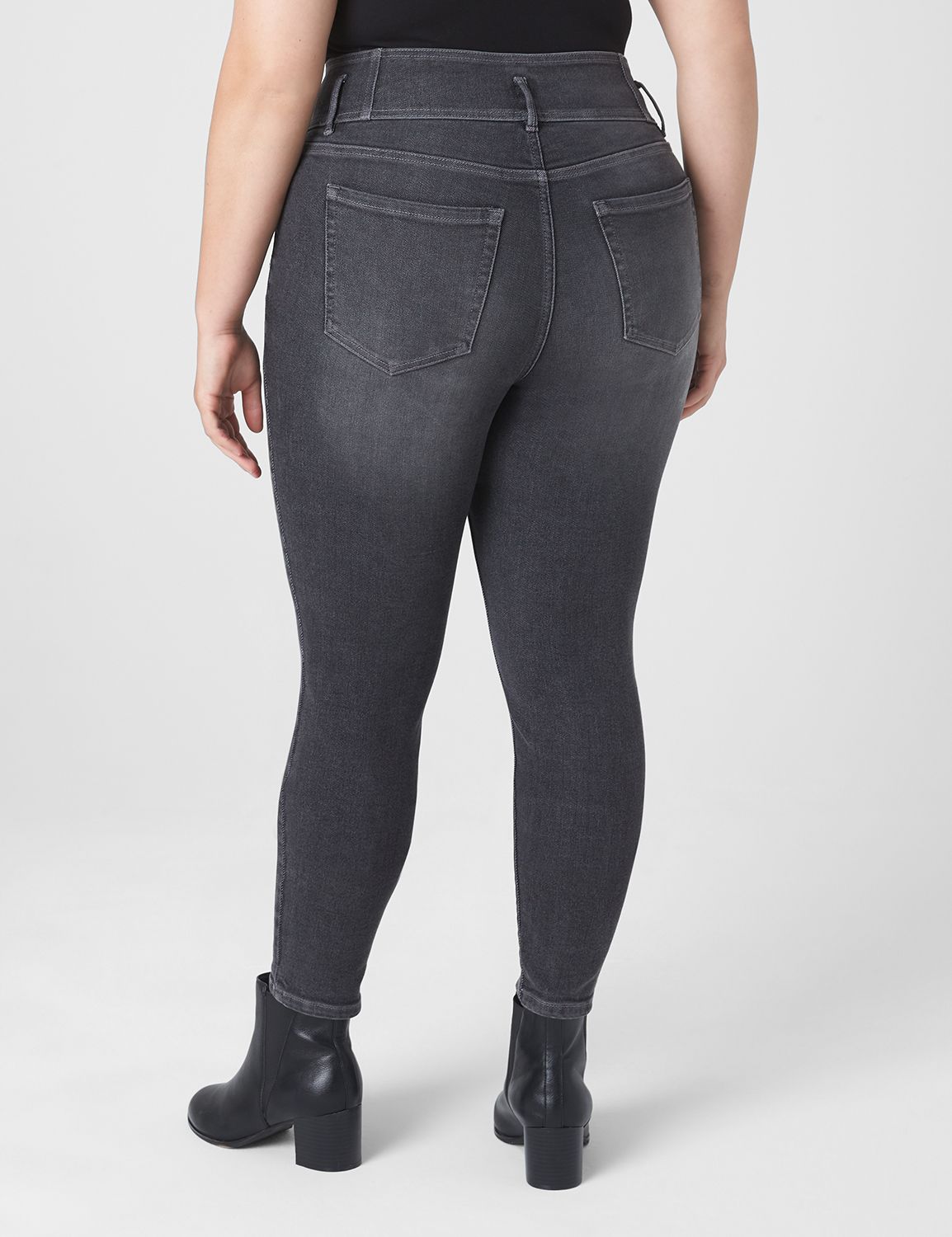 ULTRA HIGH RISE JEGGING - GREY CLOU | LaneBryant