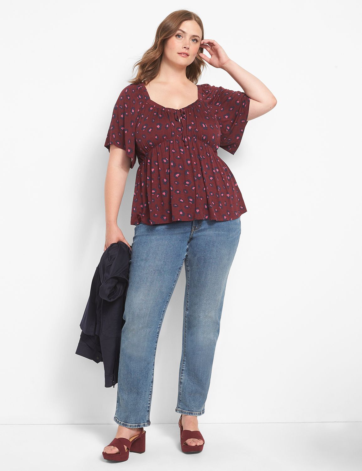 Swing Short Flutter Sleeve Sweethea