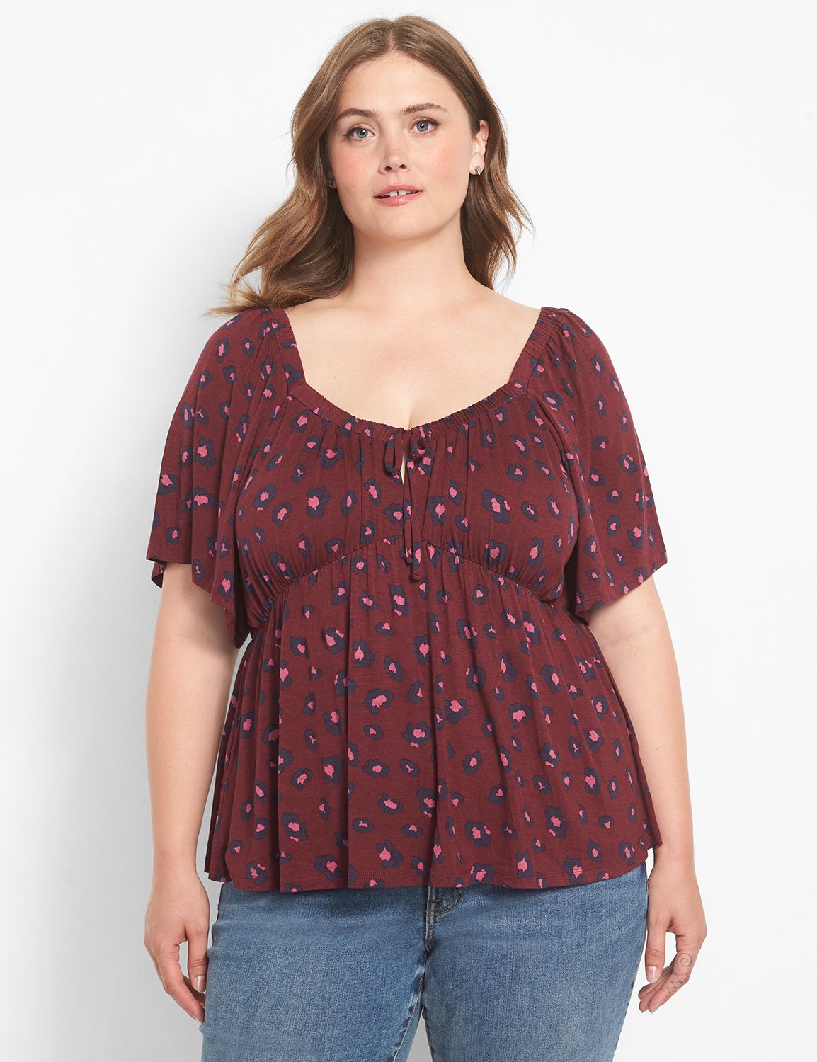 Swing Short Flutter Sleeve Sweethea