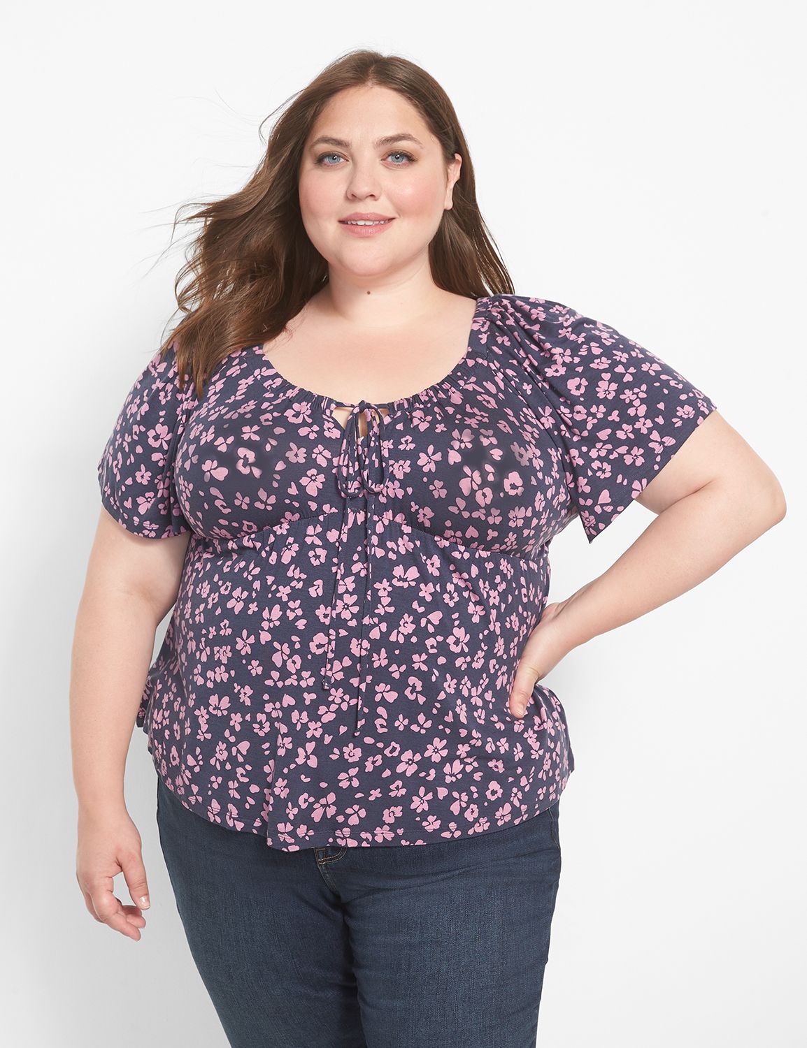 Swing Short Flutter Sleeve Sweethea