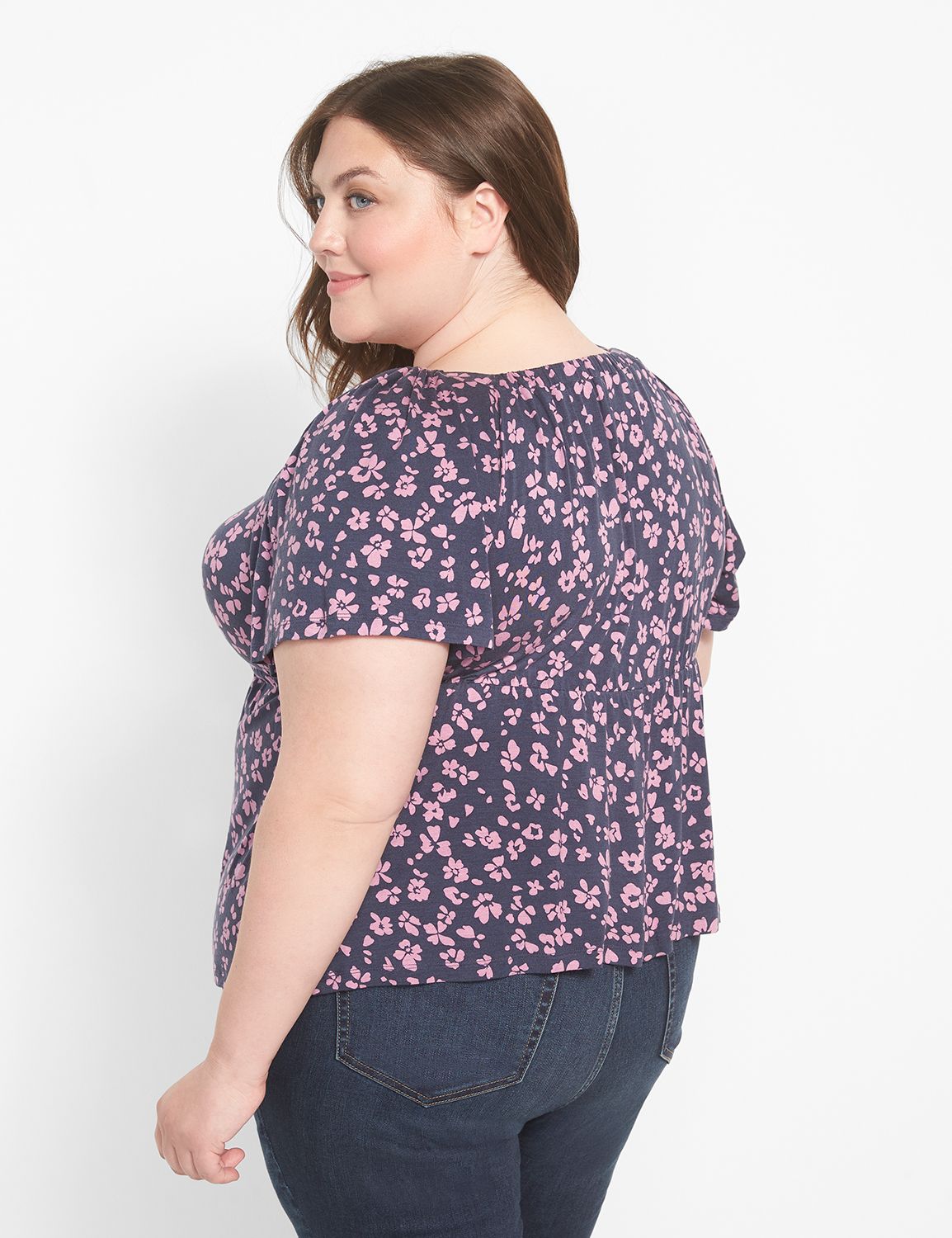 Swing Short Flutter Sleeve Sweethea