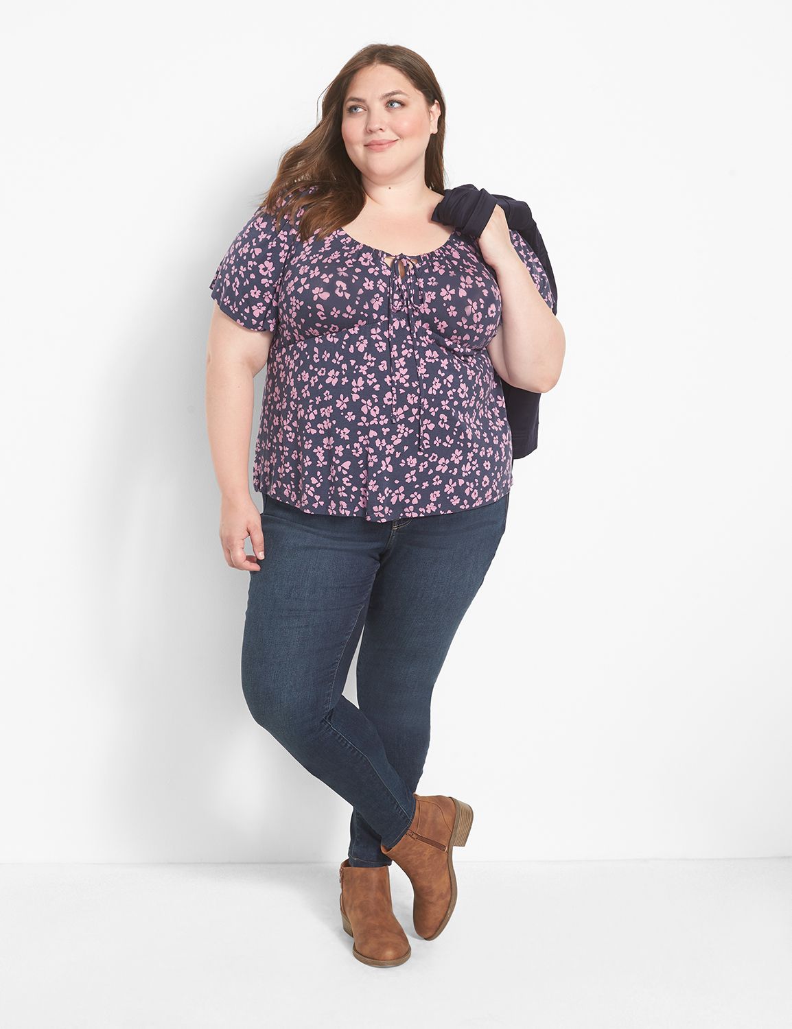 Swing Short Flutter Sleeve Sweethea