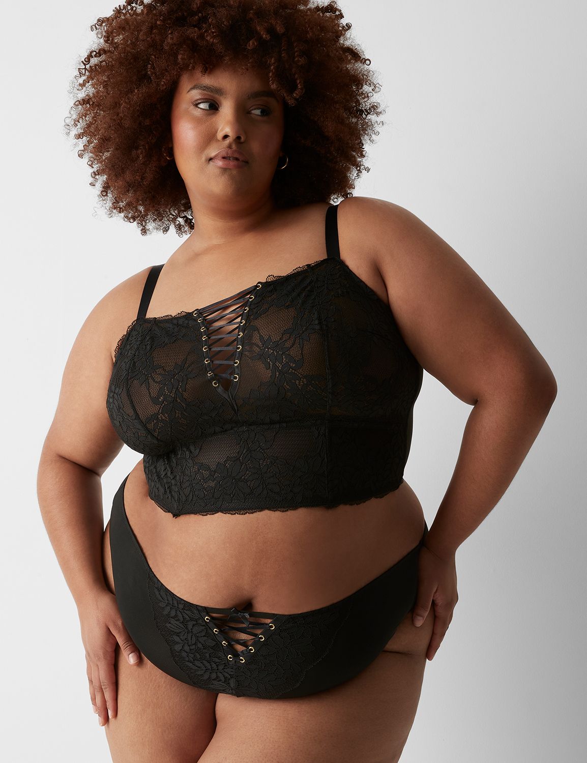 Grommet High-Leg Thong | LaneBryant