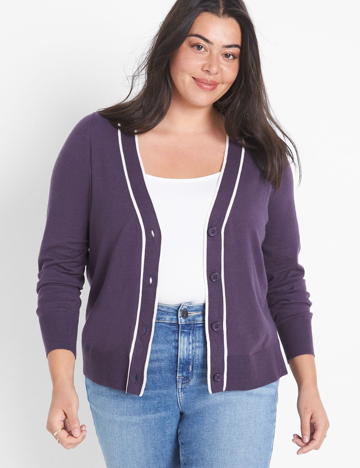 Classic Long Sleeve Button Front Ti