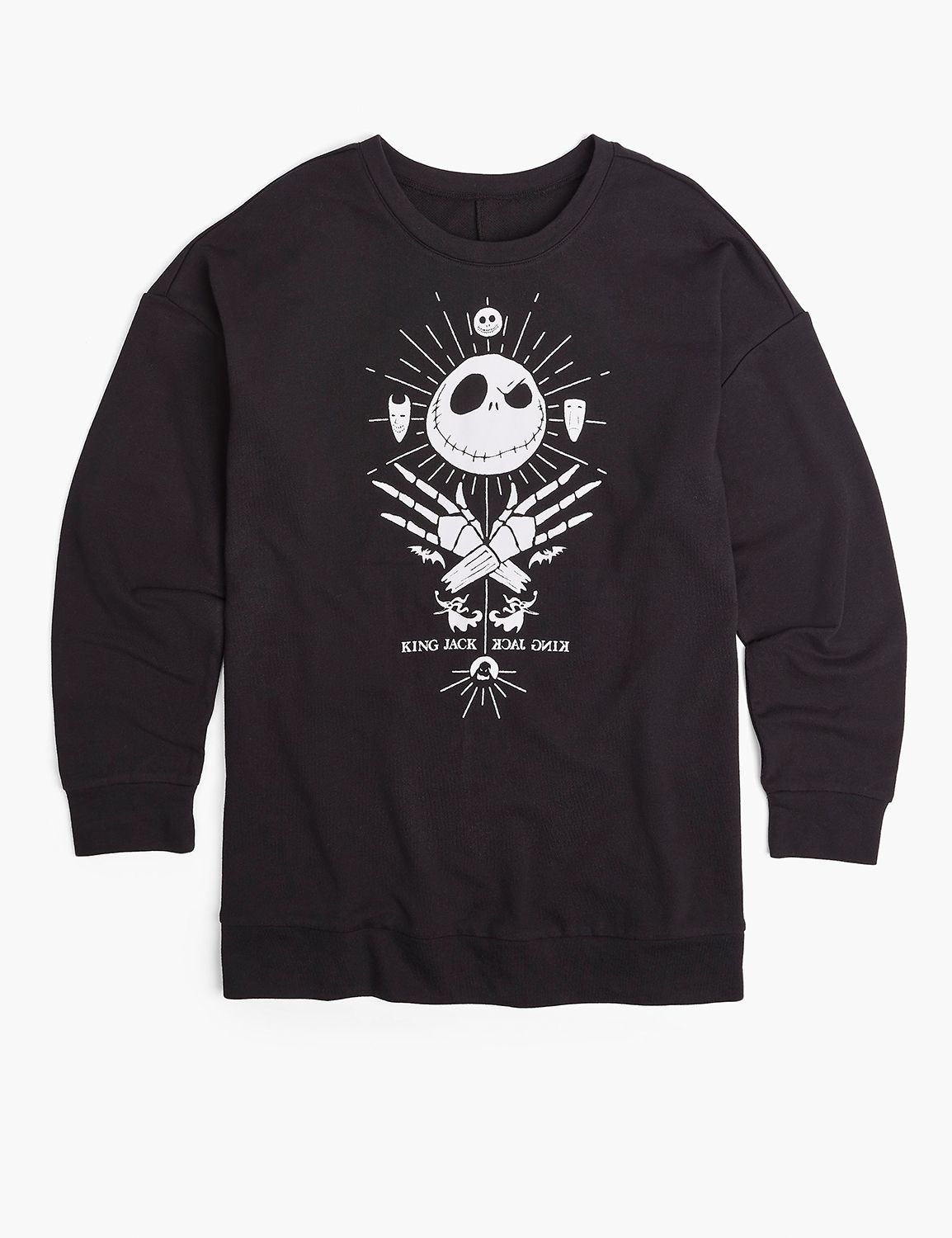 Classic Long-Sleeve Crew-Neck King Jack Graphic Sweatshirt