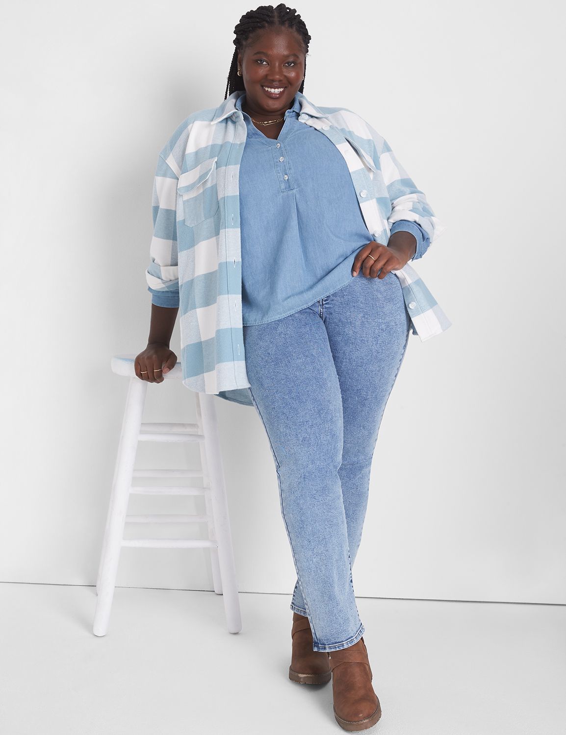 Classic Long Sleeve Collared Popove