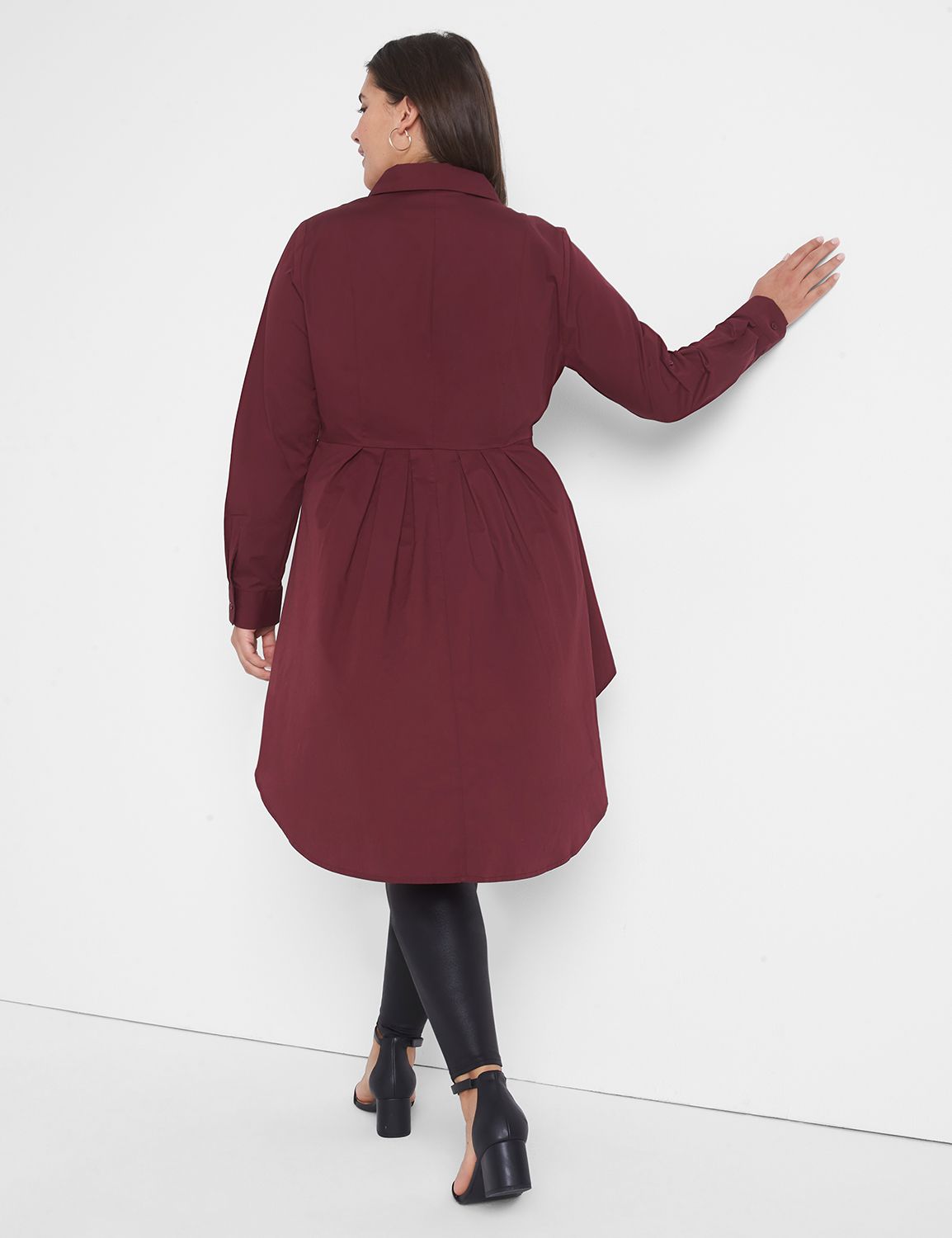 Fitted Long Sleeve Extreme Peplum T