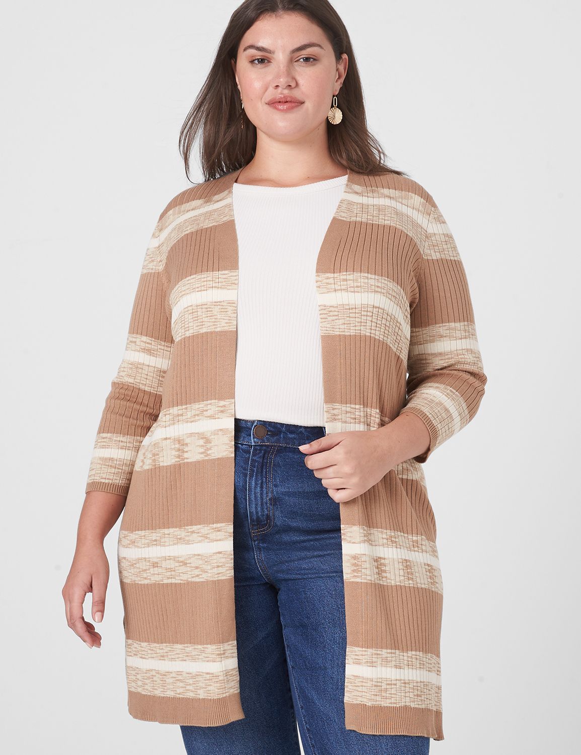 Classic Three Quarter Sleeve Open F