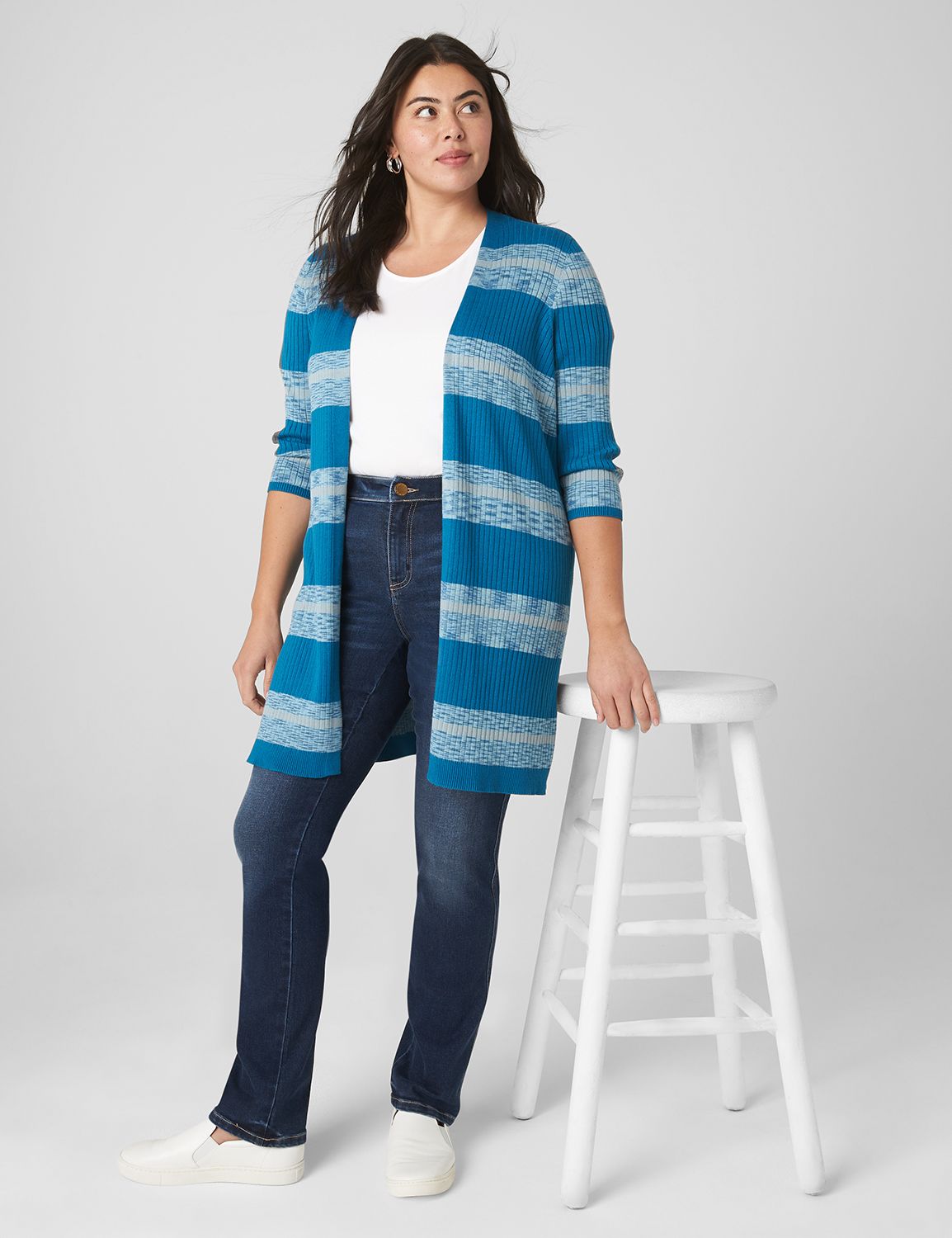 Classic Three Quarter Sleeve Open F