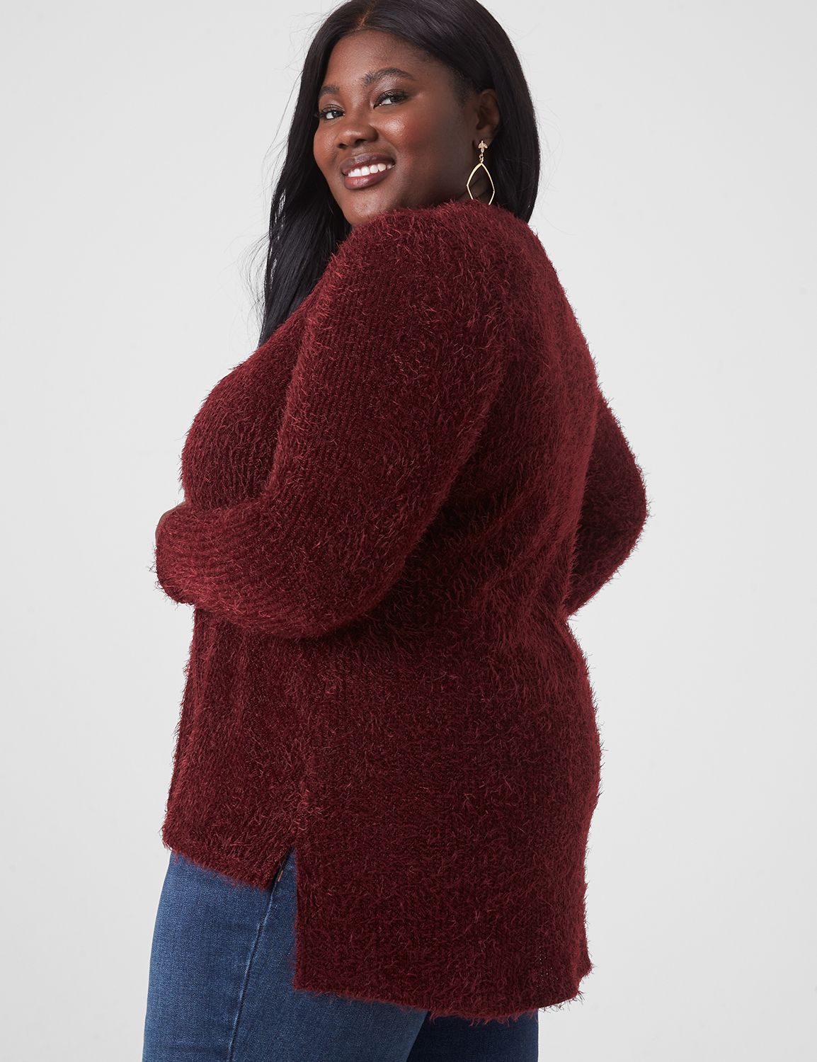 Classic Long Sleeve Mock Neck Tunic