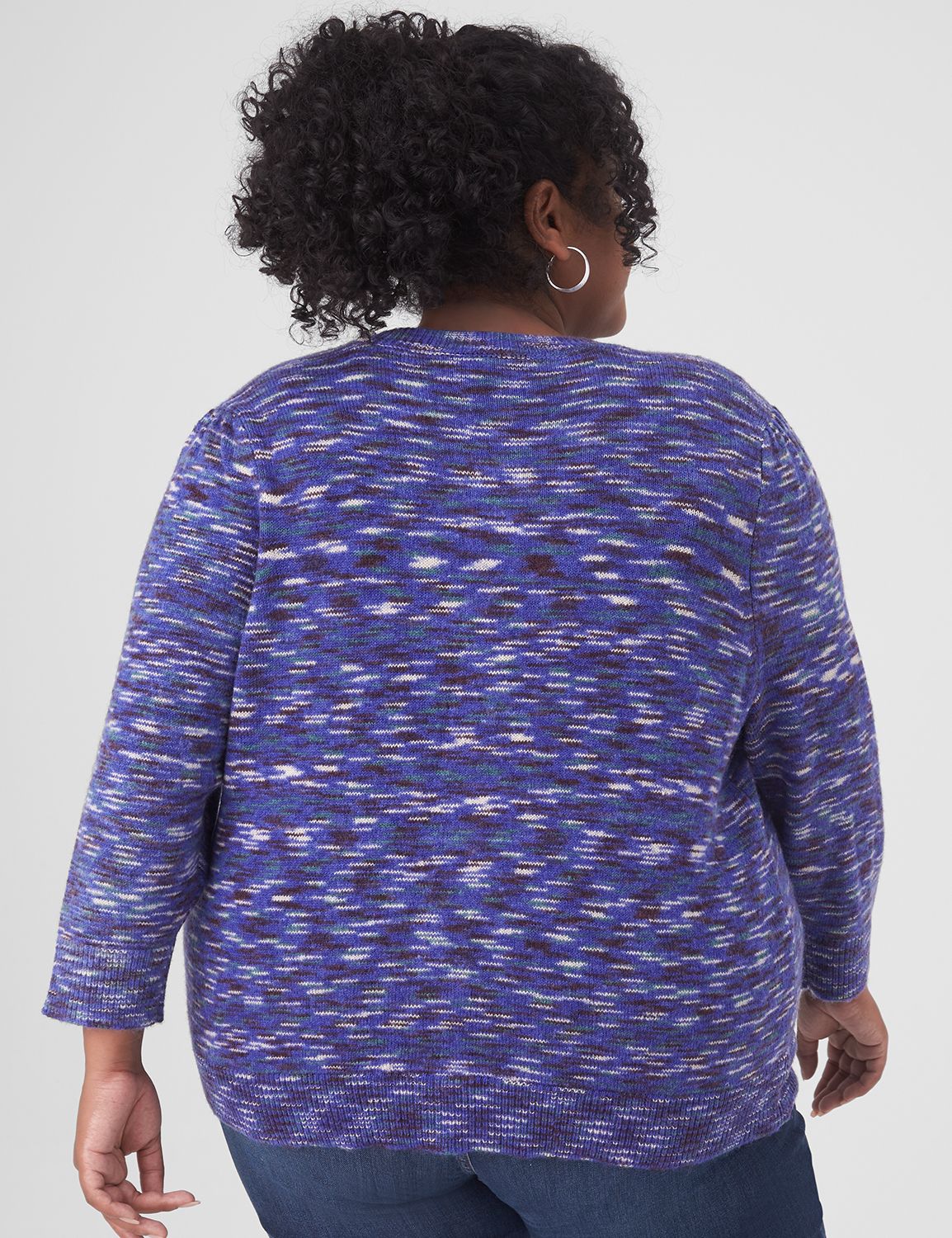 Classic Three Quarter Sleeve Button | LaneBryant