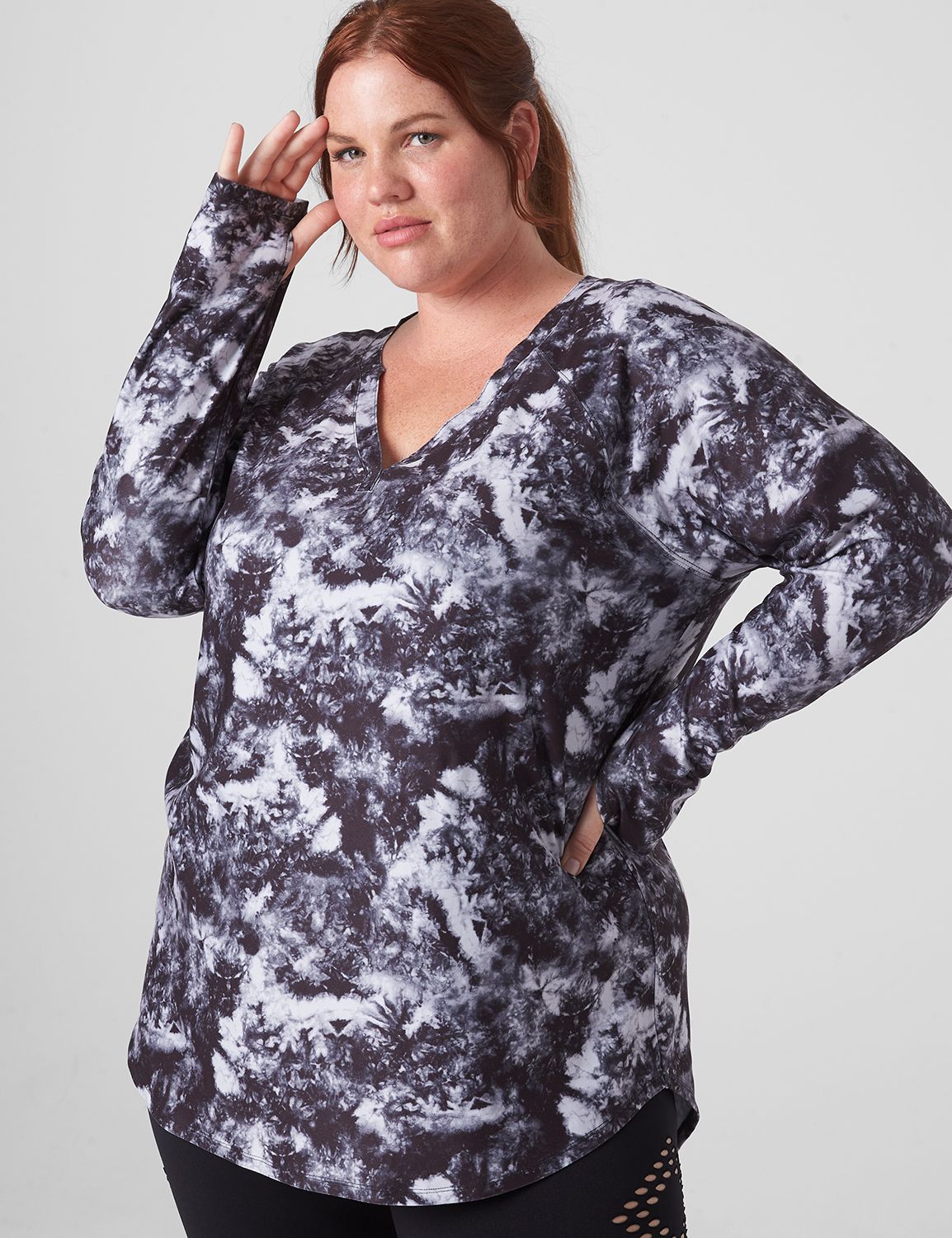 Long Sleeve Livi Soft Notch Necklin