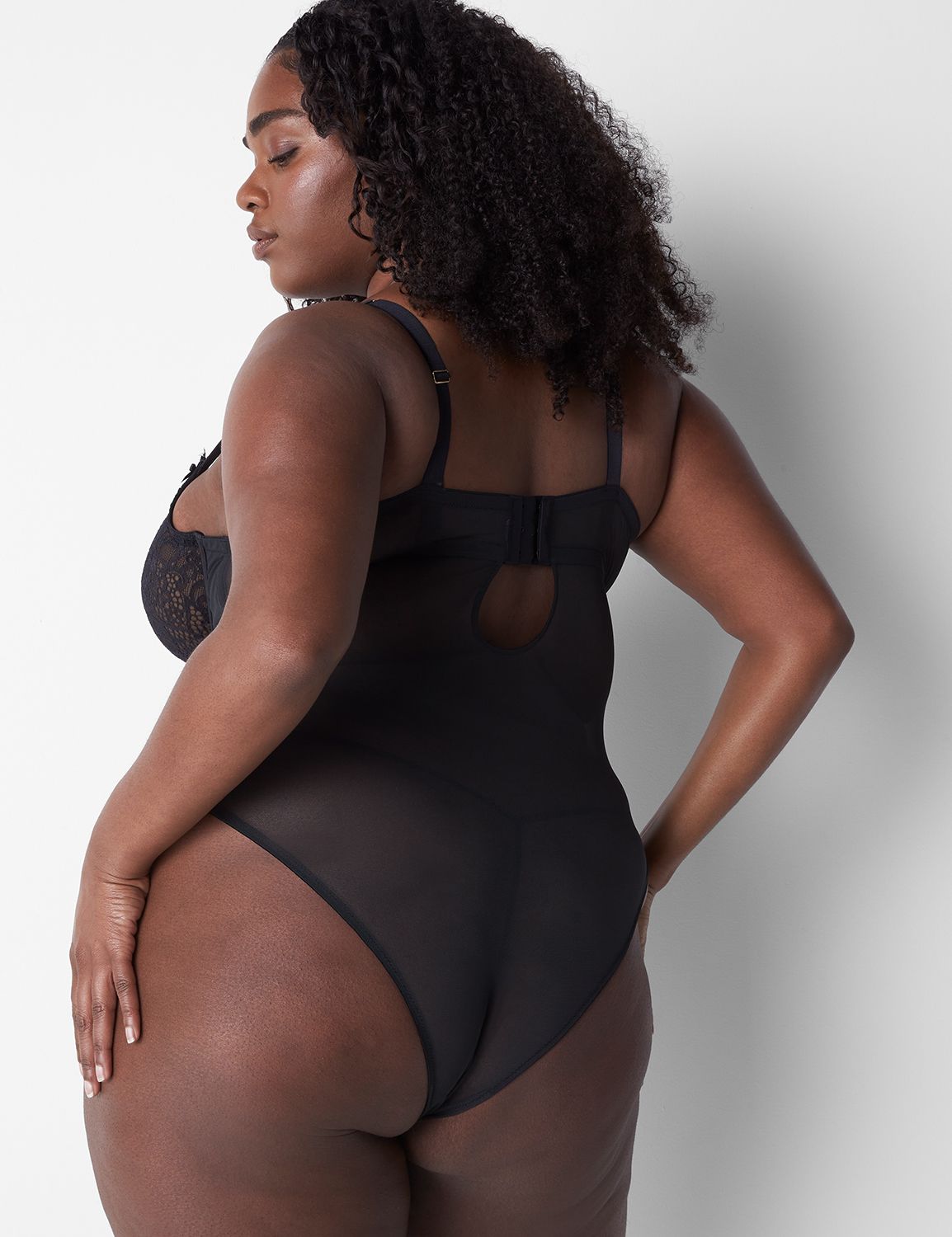 Lace Unlined Balconette Bodysuit Lanebryant