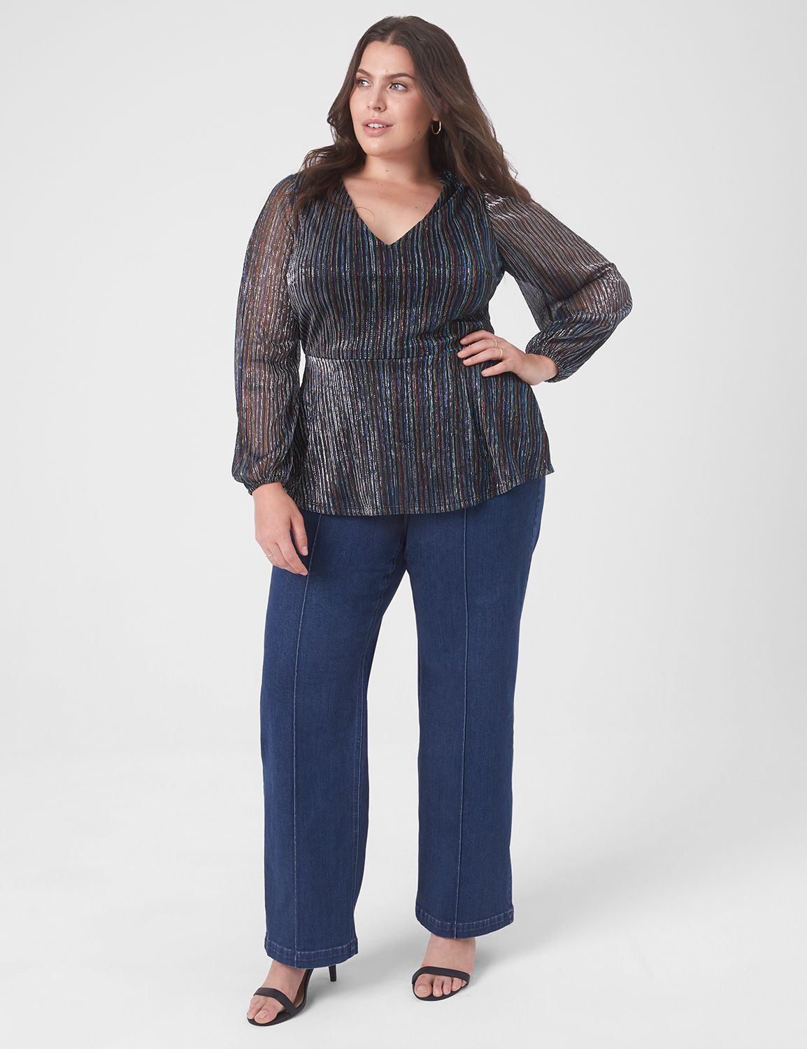 SIGNATURE HIGH RISE WIDE LEG - MED